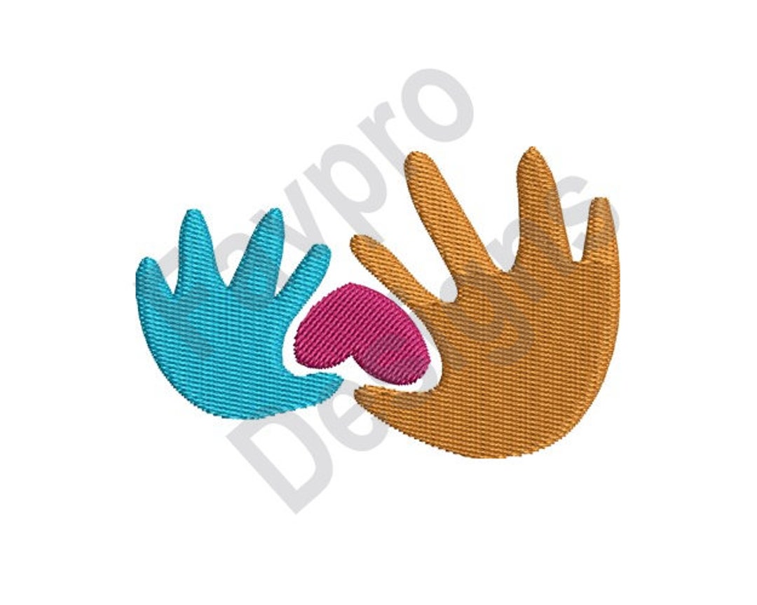 Helping Hands - Machine Embroidery Design - Etsy