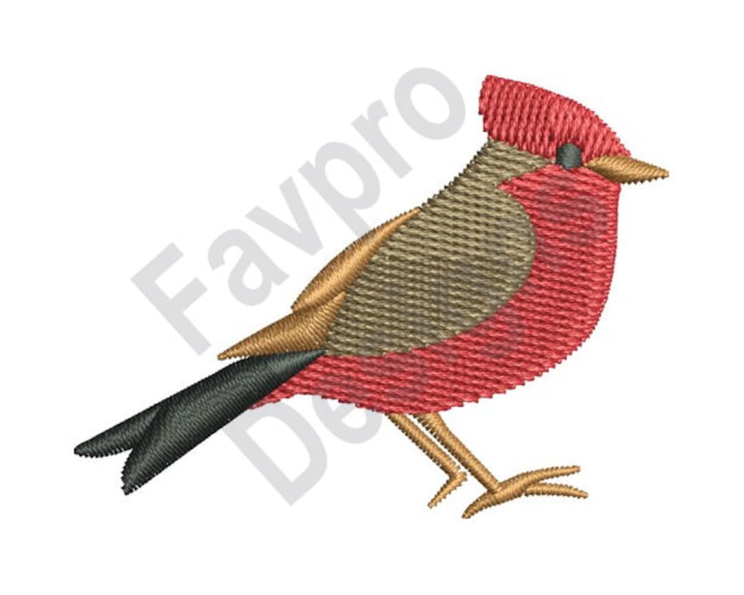 Red Robin - Machine Embroidery Design - Etsy