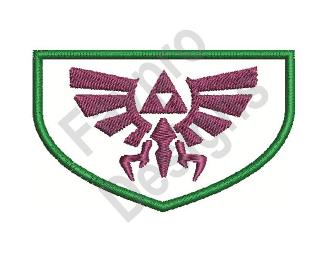 Zelda Crest - Machine Embroidery Design - Etsy