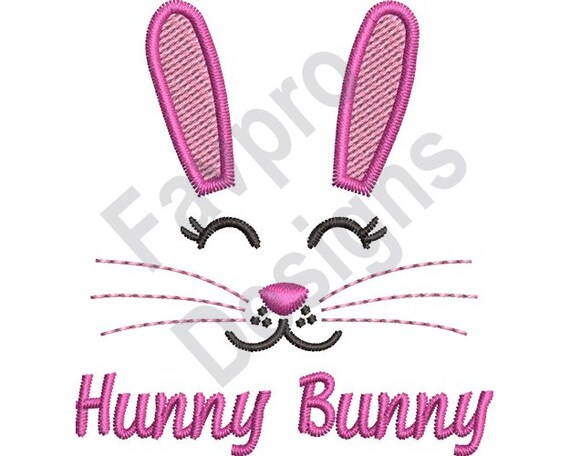 Easter Bunny Face Machine Embroidery Design - Etsy
