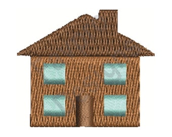 FSL & Applique Victorian House Machine Embroidery Project - Etsy