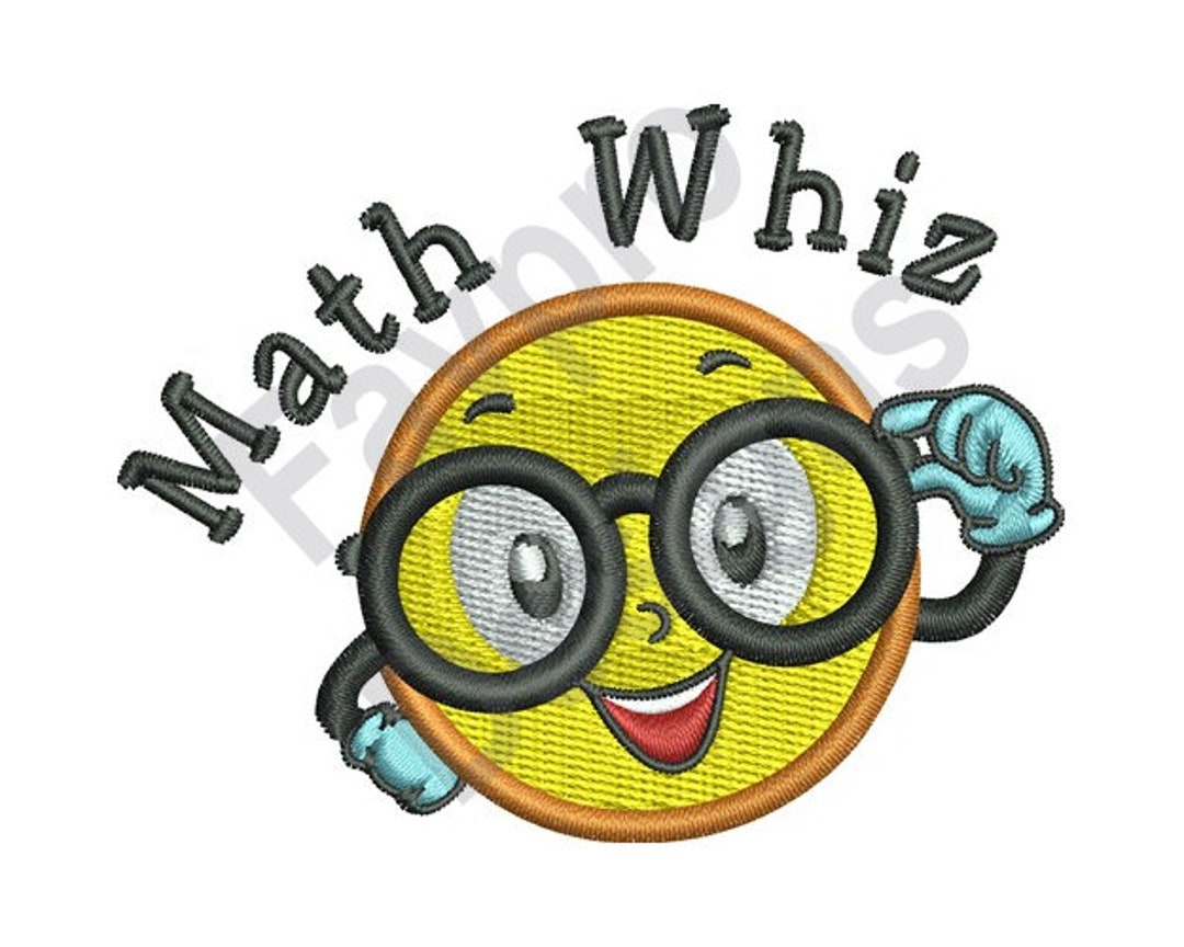 Math Whiz - Machine Embroidery Design - Etsy