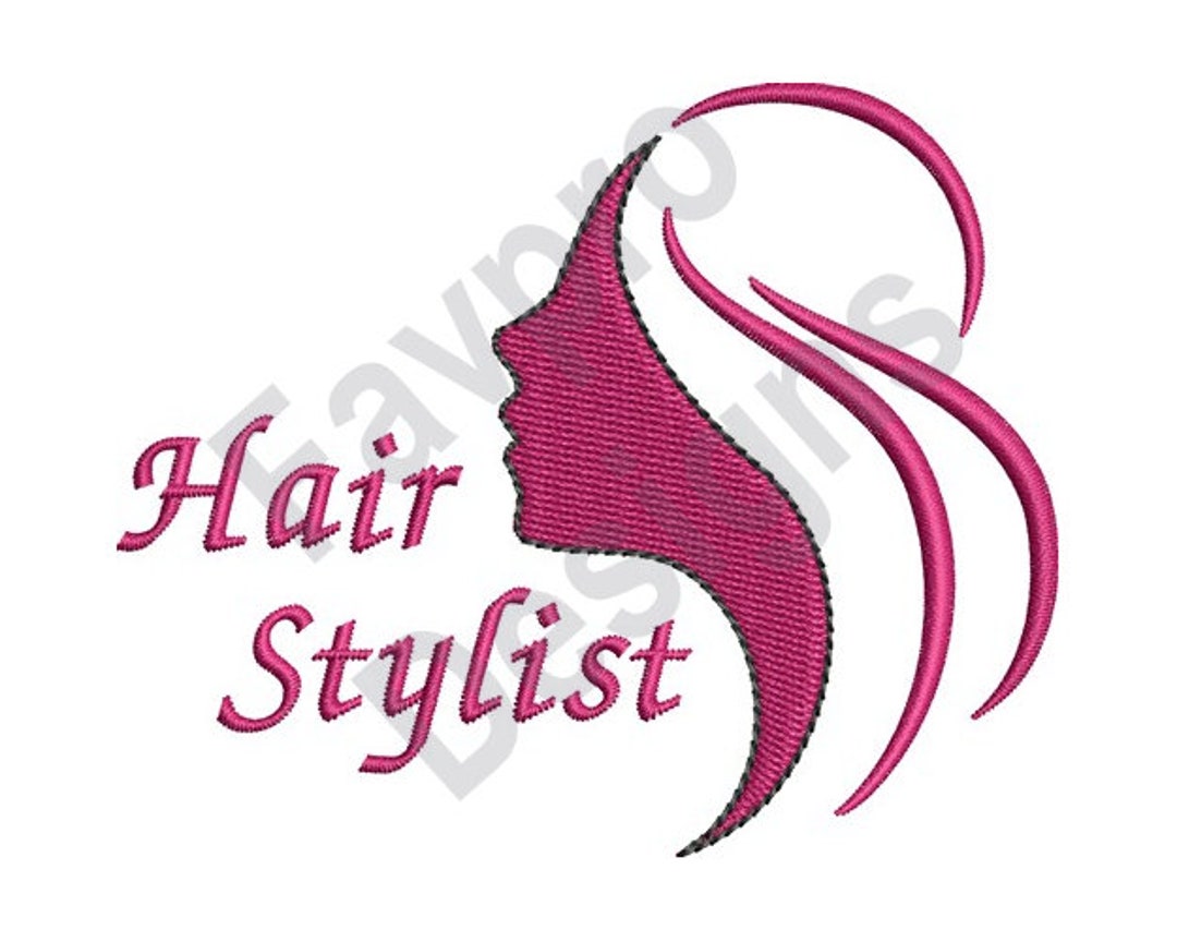 Hair Stylist - Machine Embroidery Design - Etsy