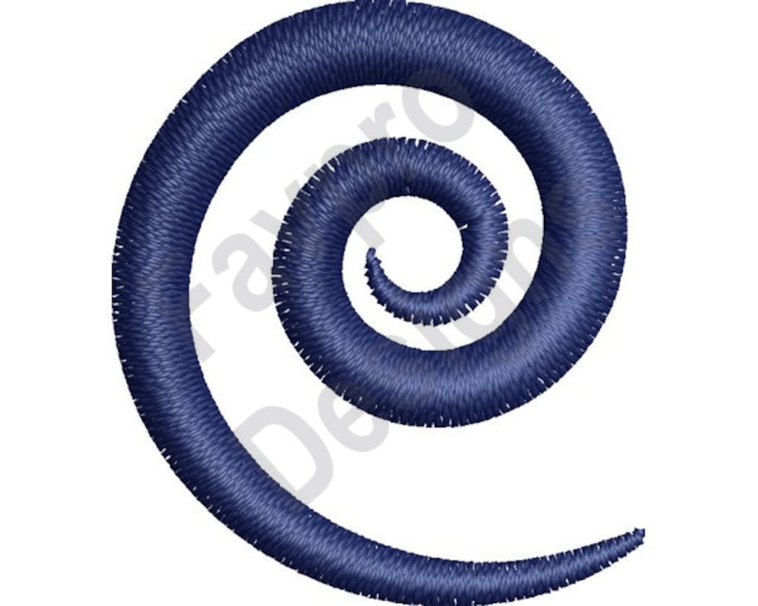 Swirl - Machine Embroidery Design - Etsy
