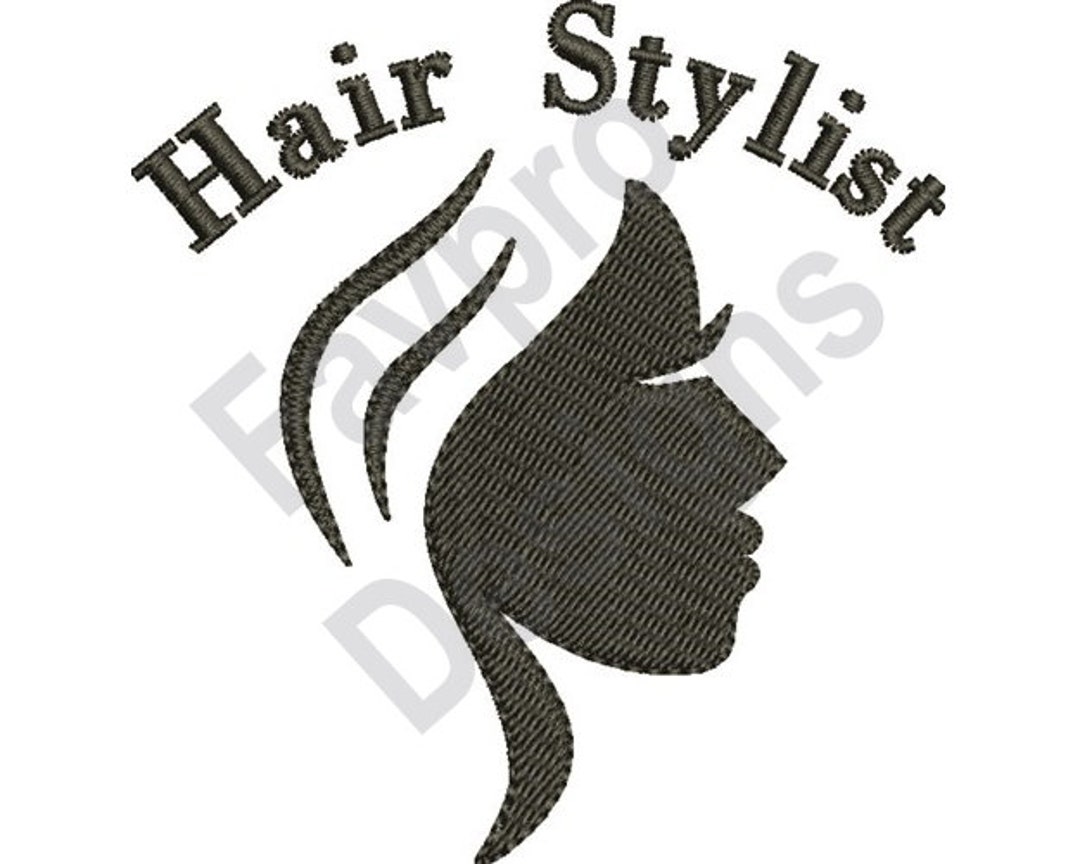 Hair Stylist - Machine Embroidery Design - Etsy