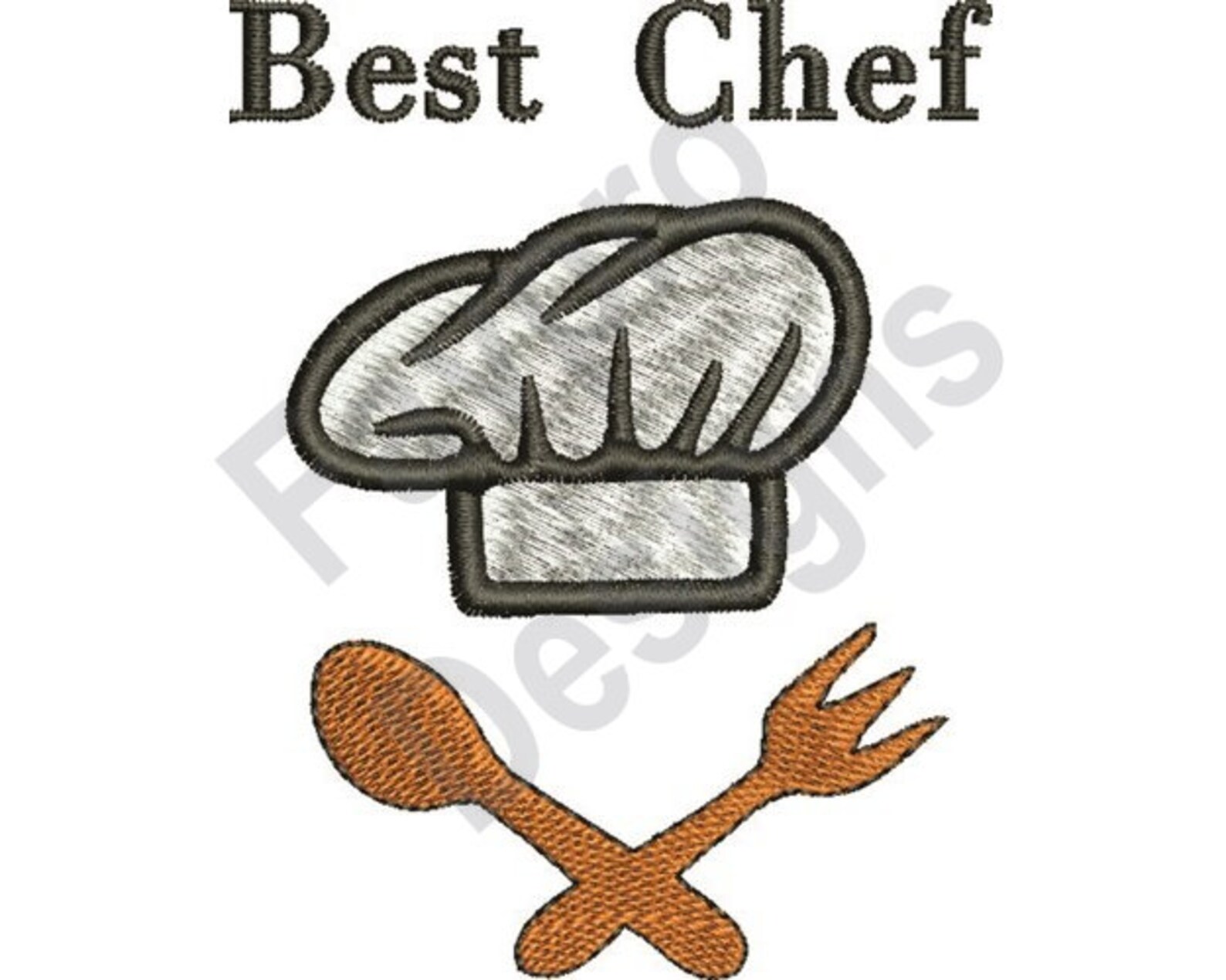 Best Chef - Machine Embroidery Design - Etsy