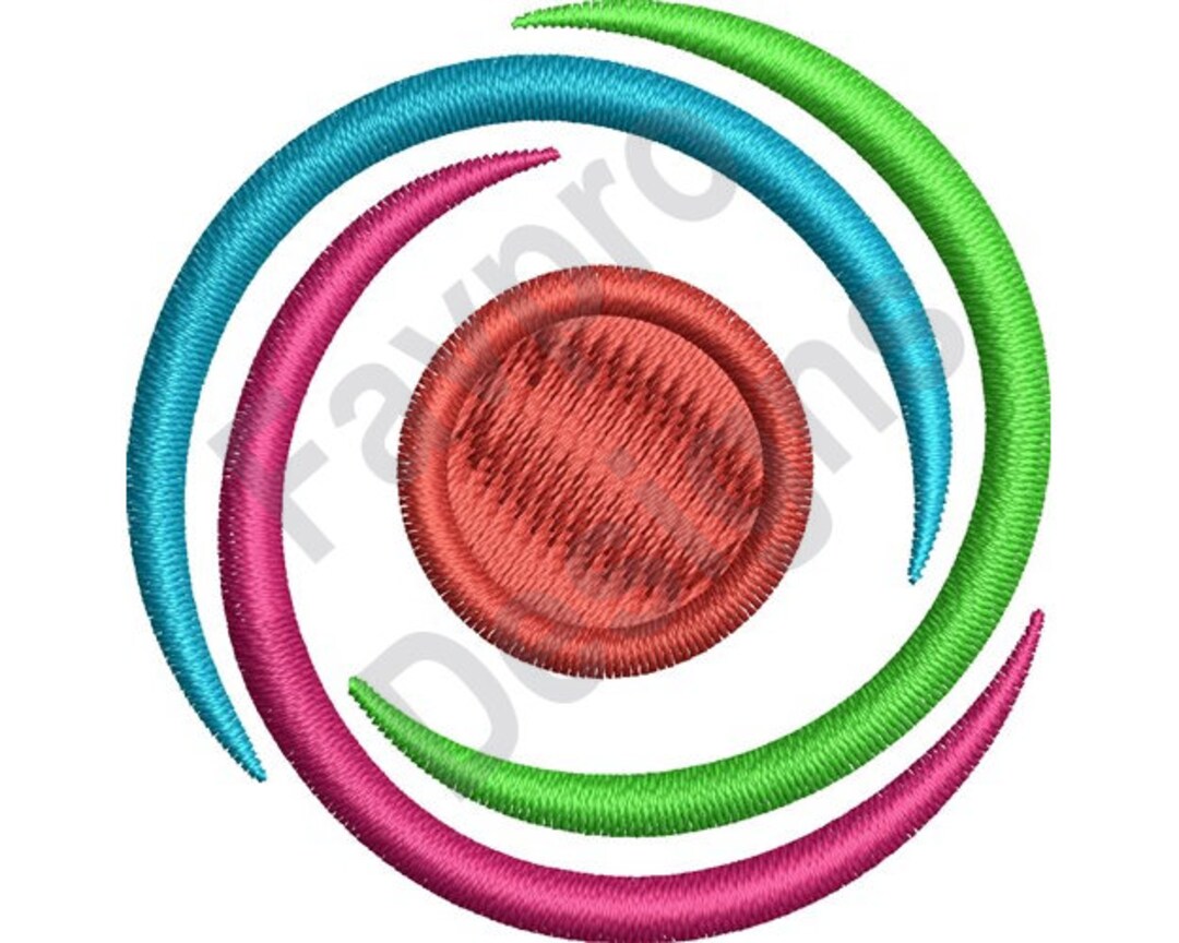 Circle in Circle - Machine Embroidery Design - Etsy