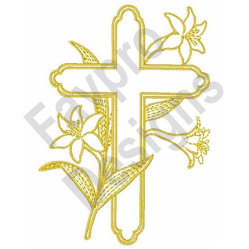 Cross Machine Embroidery Design Machine Embroidery Design - Etsy