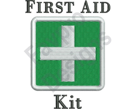 First Aid Kit Machine Embroidery Design | Etsy