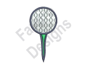 Golf Ball and Golf Tees Machine Embroidery Design, Golfing Embroidery ...