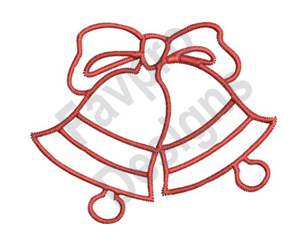 Christmas Bells - Machine Embroidery Design - Etsy