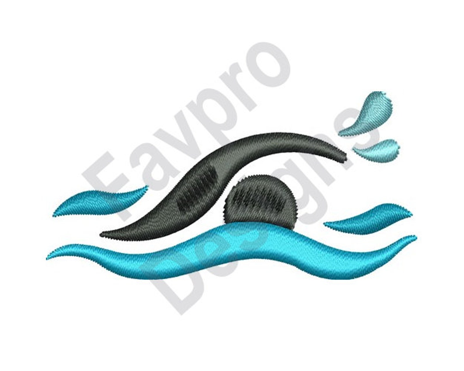 Swimmer - Machine Embroidery Design - Etsy