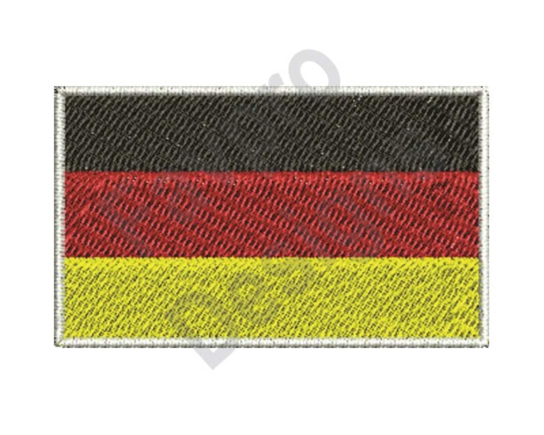German Flag - Machine Embroidery Design - Etsy