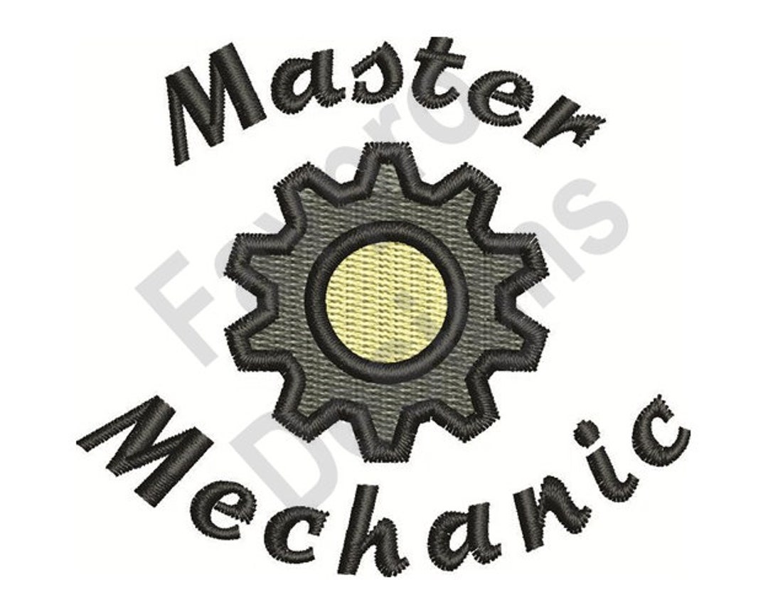 Master Mechanic - Machine Embroidery Design - Etsy