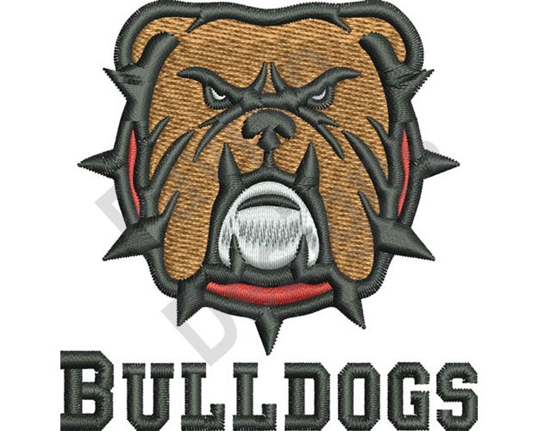 Bulldogs - Machine Embroidery Design - Etsy