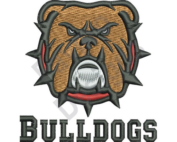 Bulldogs Machine Embroidery Design | Etsy
