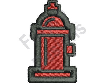 Fire Hydrant Embroidery Design. Mini Fire Hydrant. Fire Hydrant Filled ...