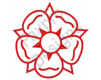 Tudor Rose Outline | Etsy UK