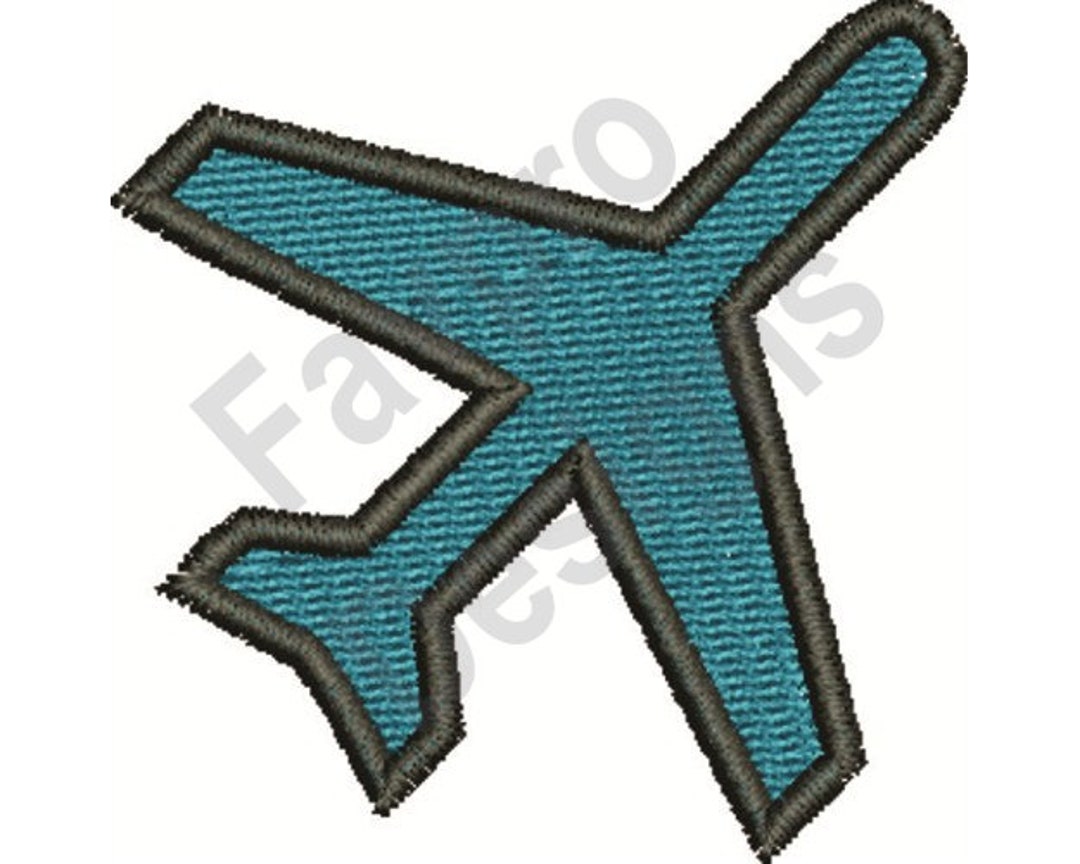 Air Plane - Machine Embroidery Design - Etsy