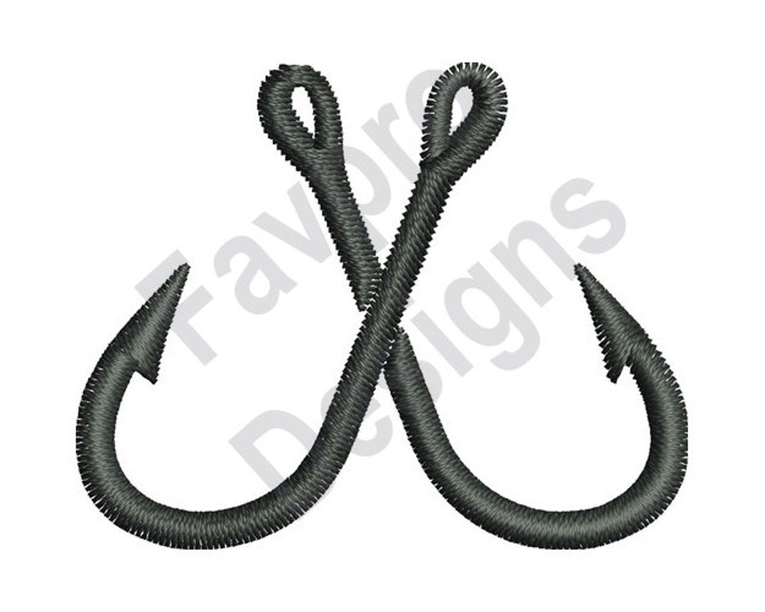 Fishing Hooks - Machine Embroidery Design - Etsy