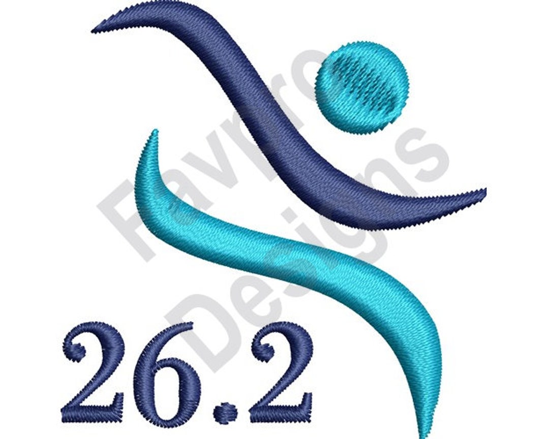 26.2 Runner - Machine Embroidery Design - Etsy