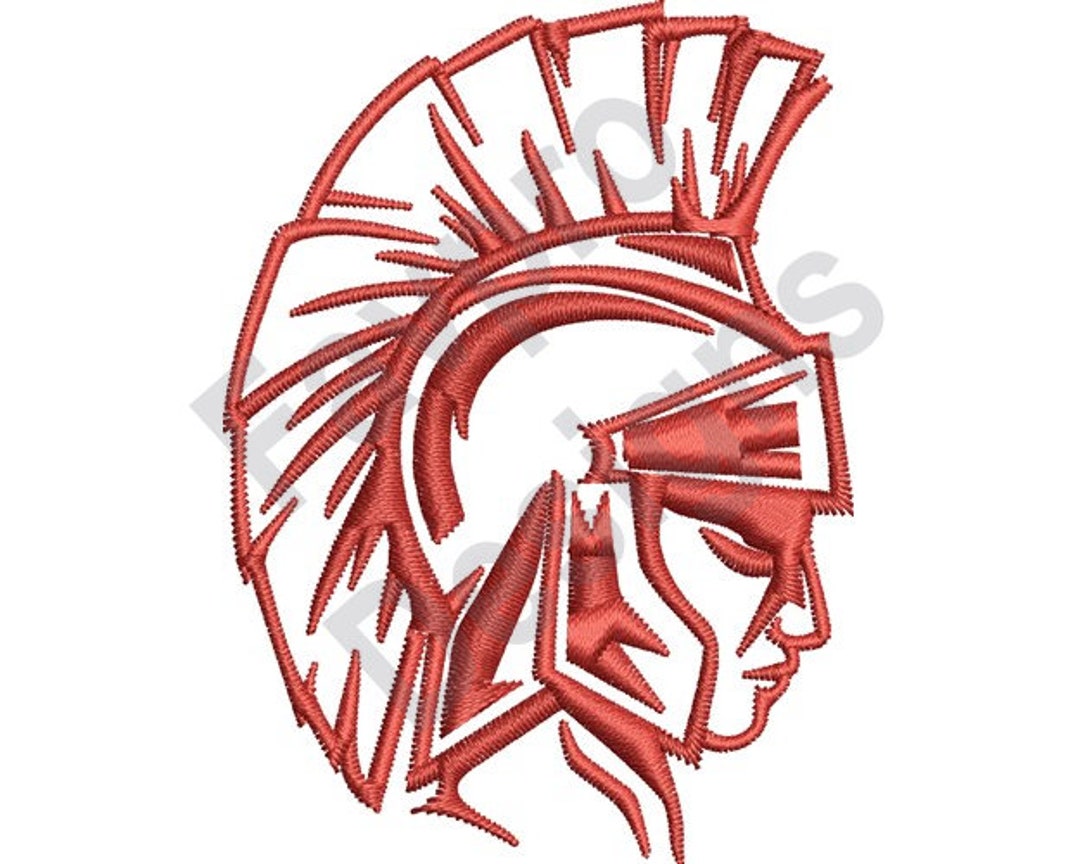 Warrior Outline Machine Embroidery Design - Etsy