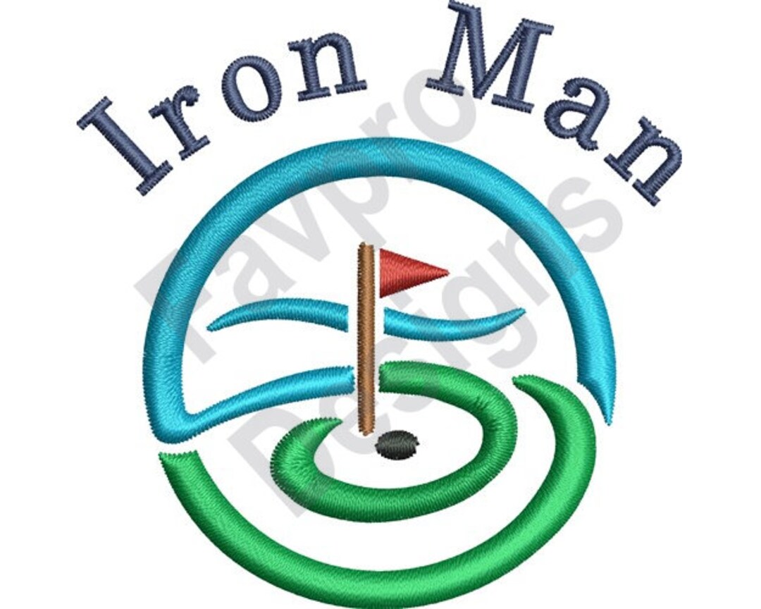 Modern Golf - Machine Embroidery Design - Etsy