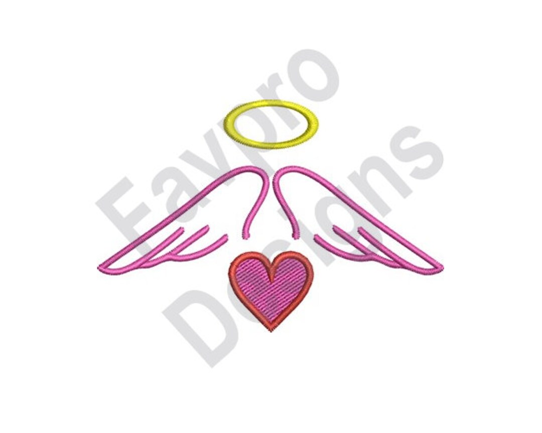 Halo Wings - Machine Embroidery Design - Etsy