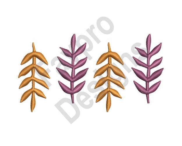 Plant Leaves - Machine Embroidery Design - Etsy UK
