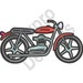 Motorcycle - Machine Embroidery Design - Etsy