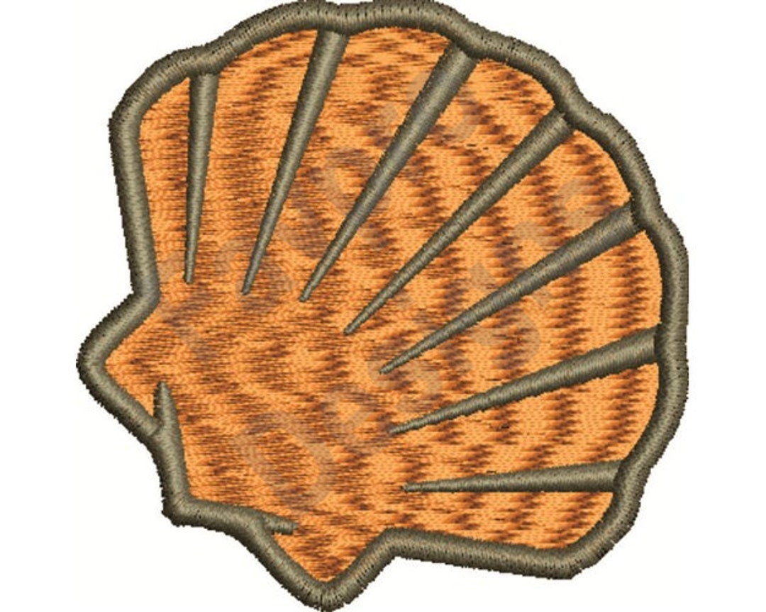 Sea Shell - Machine Embroidery Design - Etsy