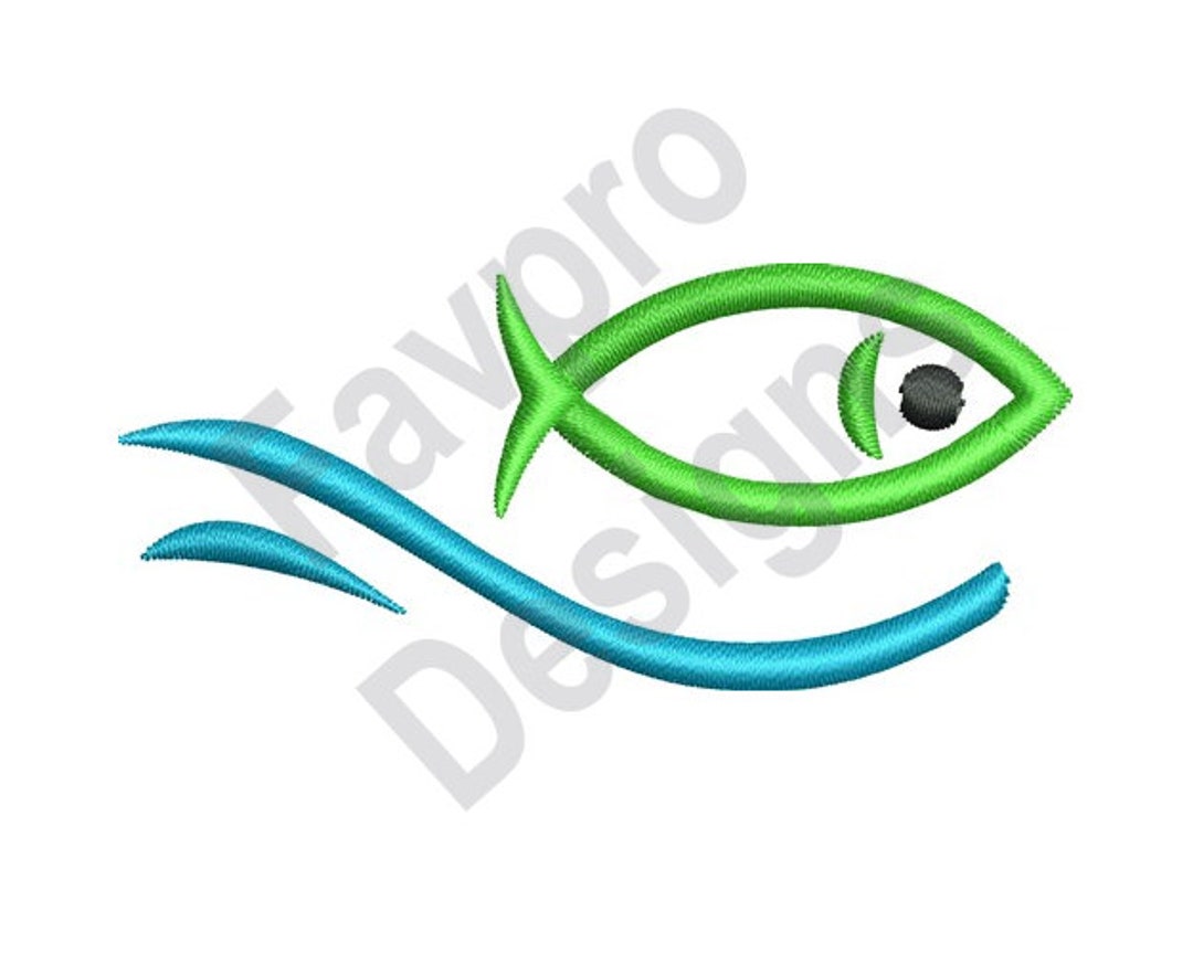 Fish in Water - Machine Embroidery Design - Etsy