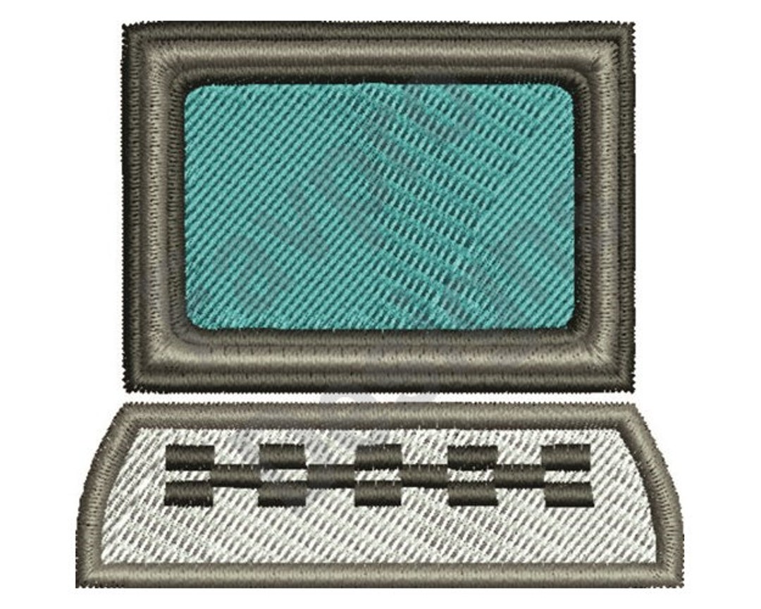 Computer - Machine Embroidery Design - Etsy
