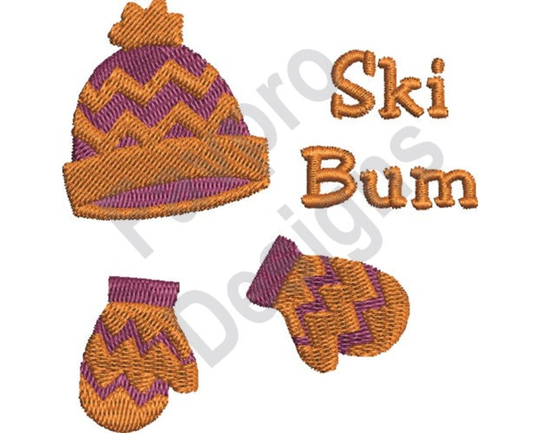 Ski Bum Machine Embroidery Design Etsy ski-bum-machine-embroidery-design-etsy