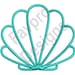 Sea Shell Outline Machine Embroidery Design - Etsy