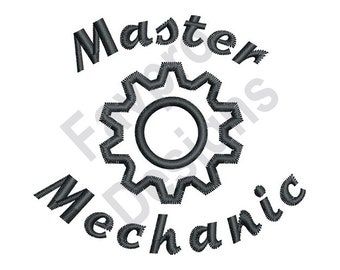 Engineering Symbol 3 Gears Machine Embroidery Design in 4 Sizes for a ...