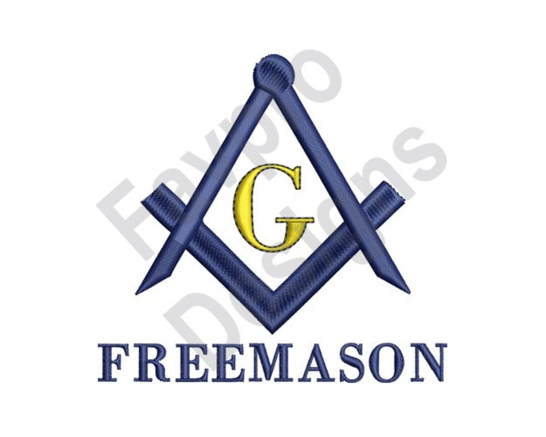 Freemason - Machine Embroidery Design - Etsy