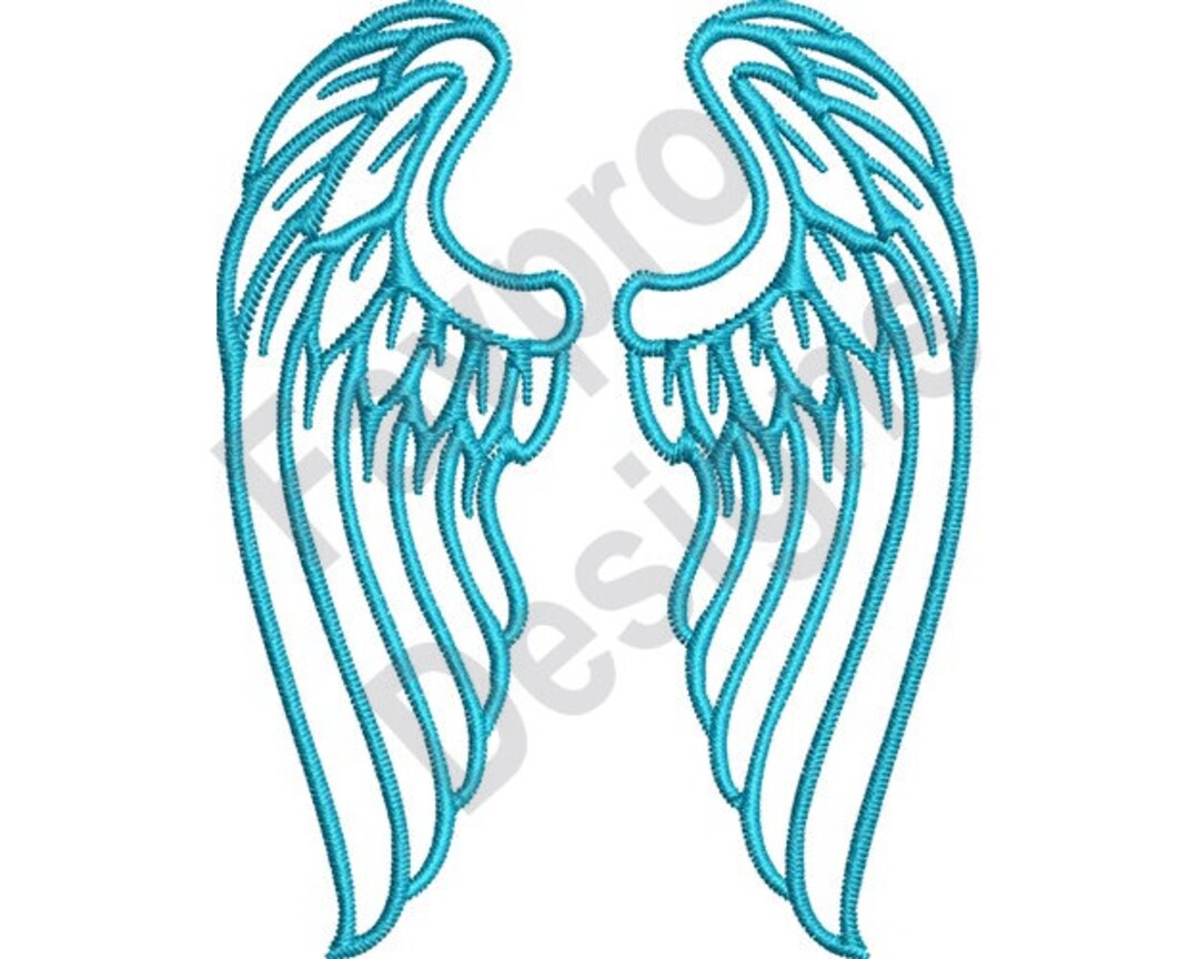 Angel Wings - Machine Embroidery Design - Etsy
