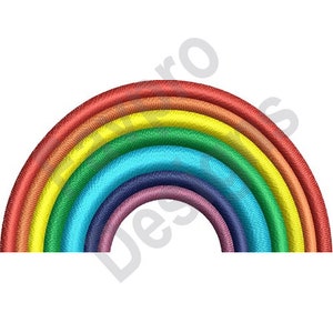 Rainbow - Machine Embroidery Design - Etsy