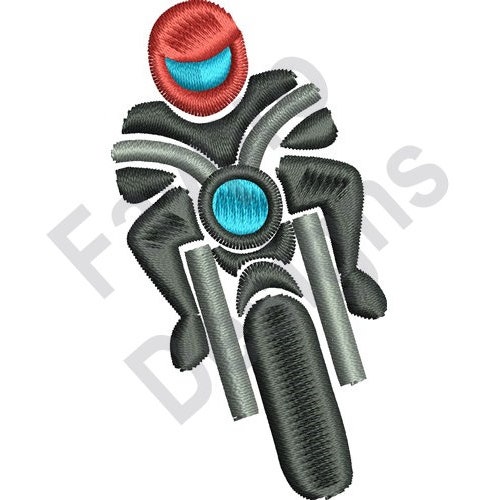 Abstract Motorcycle Machine Embroidery Design - Etsy