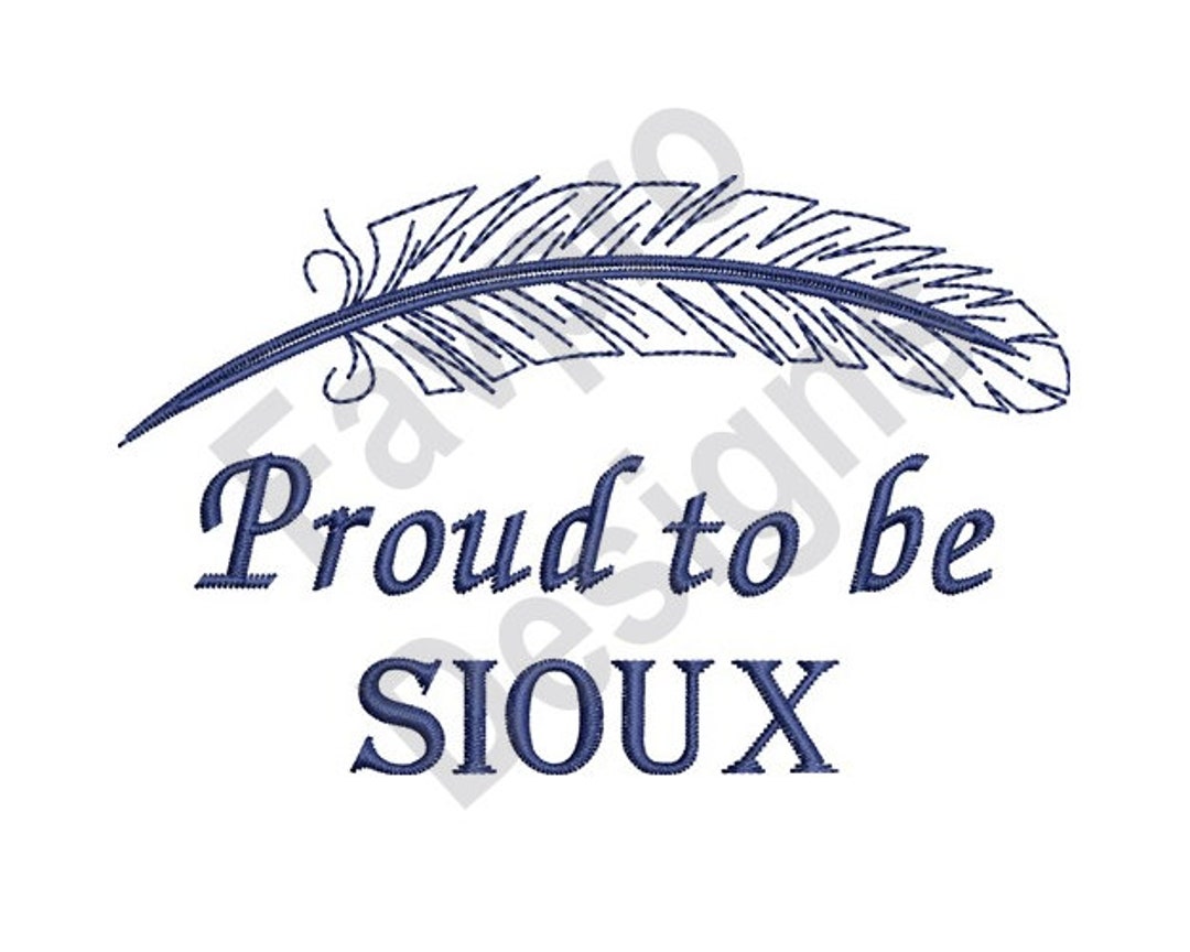 Native American Sioux Pride - Machine Embroidery Design - Etsy