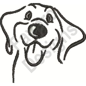 Dog Face - Machine Embroidery Design - Etsy