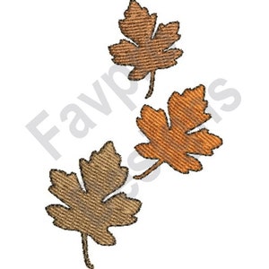 Autumn Leaves - Machine Embroidery Design - Etsy