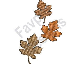 Autumn Leaves - Machine Embroidery Design - Etsy