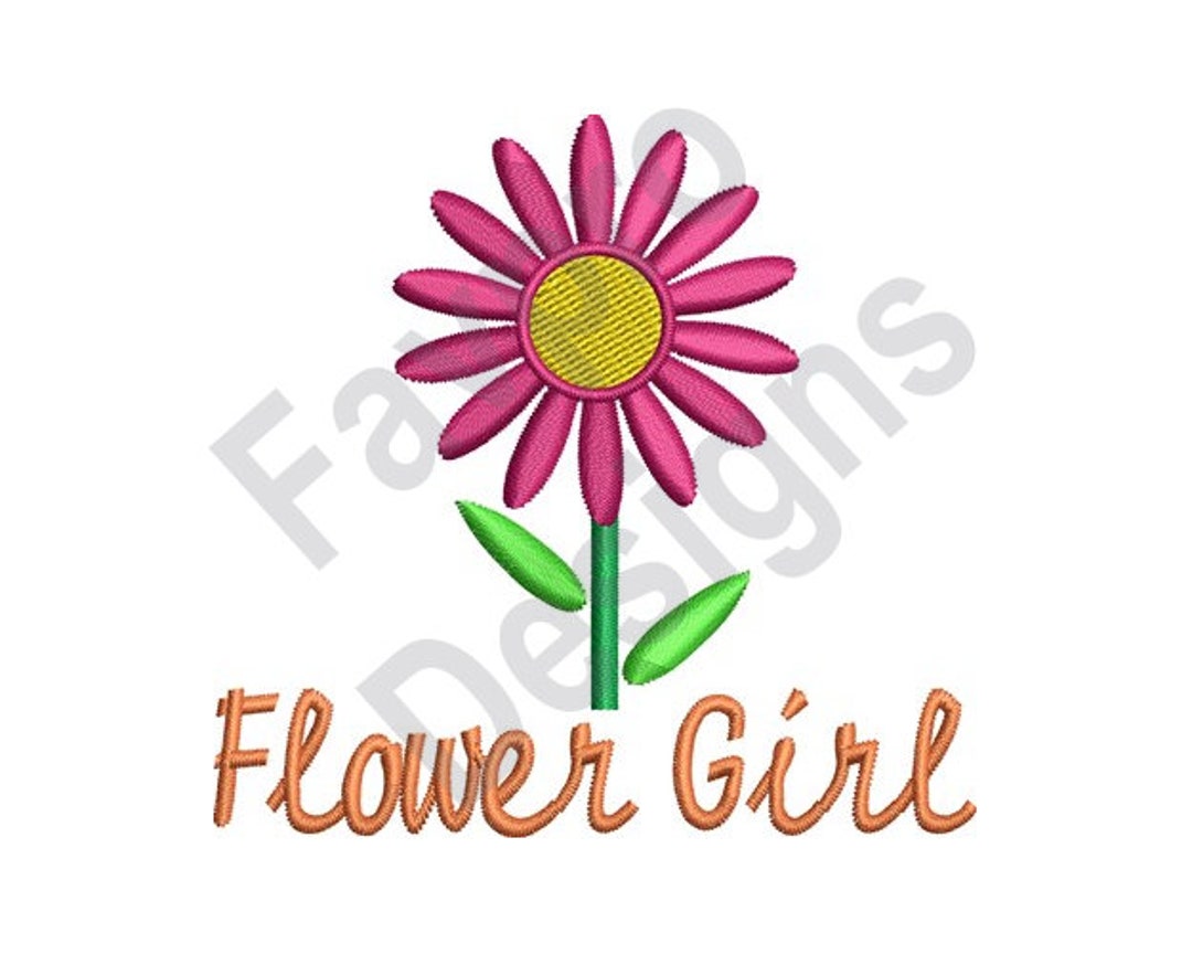 Spring Daisy - Machine Embroidery Design - Etsy