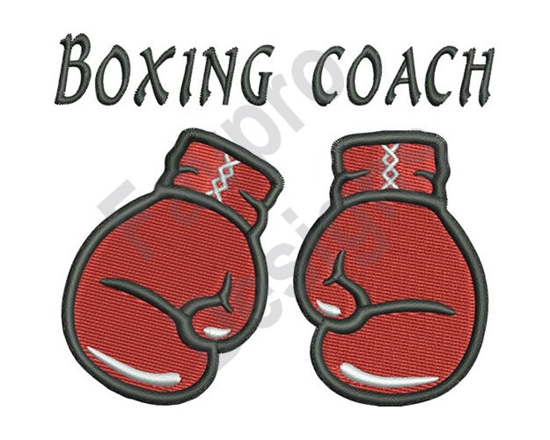 Boxing Coach - Machine Embroidery Design - Etsy