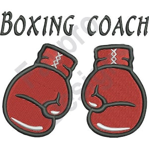 Boxing Coach - Machine Embroidery Design - Etsy
