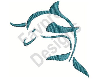 Mahi Mahi Dolphin Fish Zig Zag Stitch Summer Ocean Nautical Applique Machine Embroidery Design ...