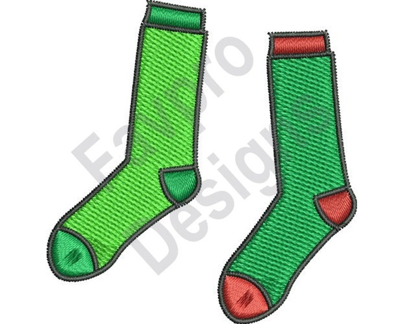 Socks - Machine Embroidery Design - Etsy