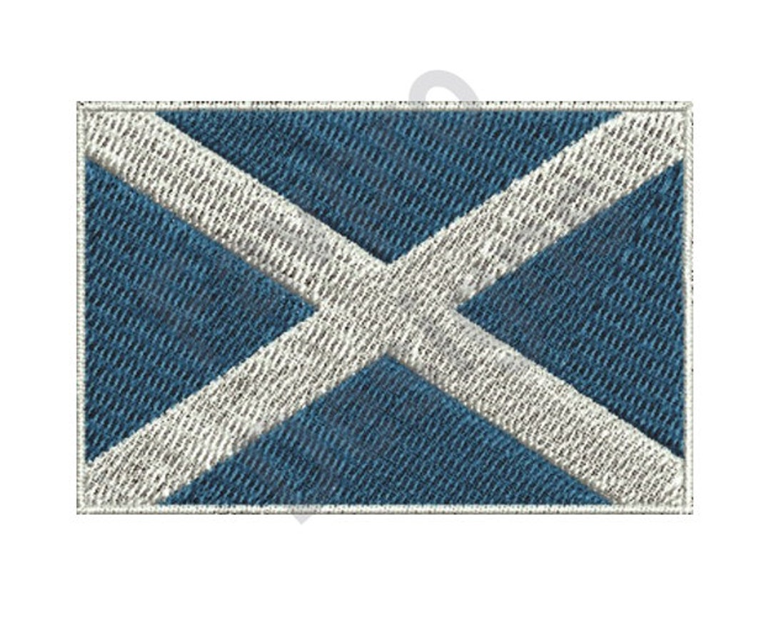 Scotland Flag - Machine Embroidery Design - Etsy